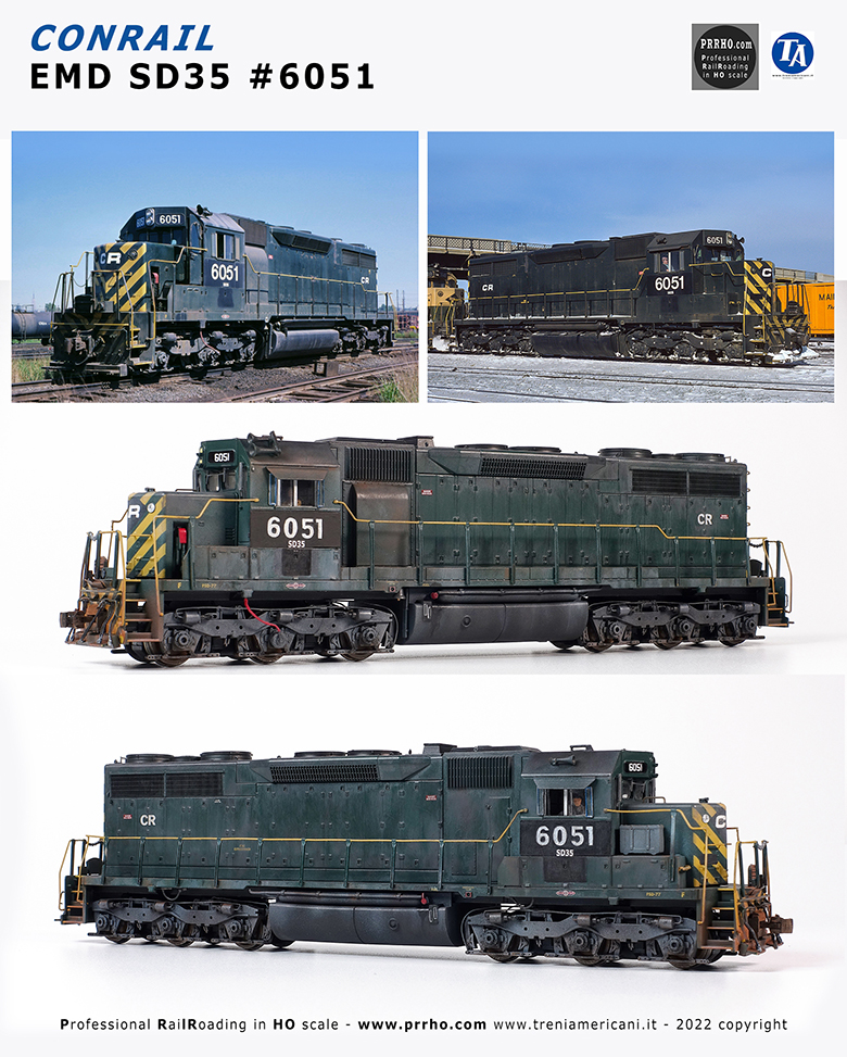Atlas SD35 - PRRHO.com Professional Model Trains